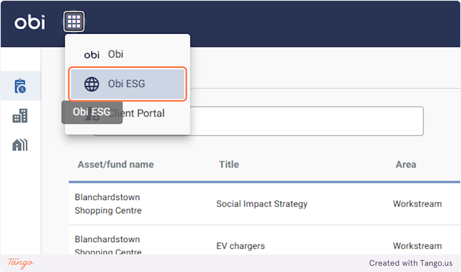 How to Log in to Obi ESG